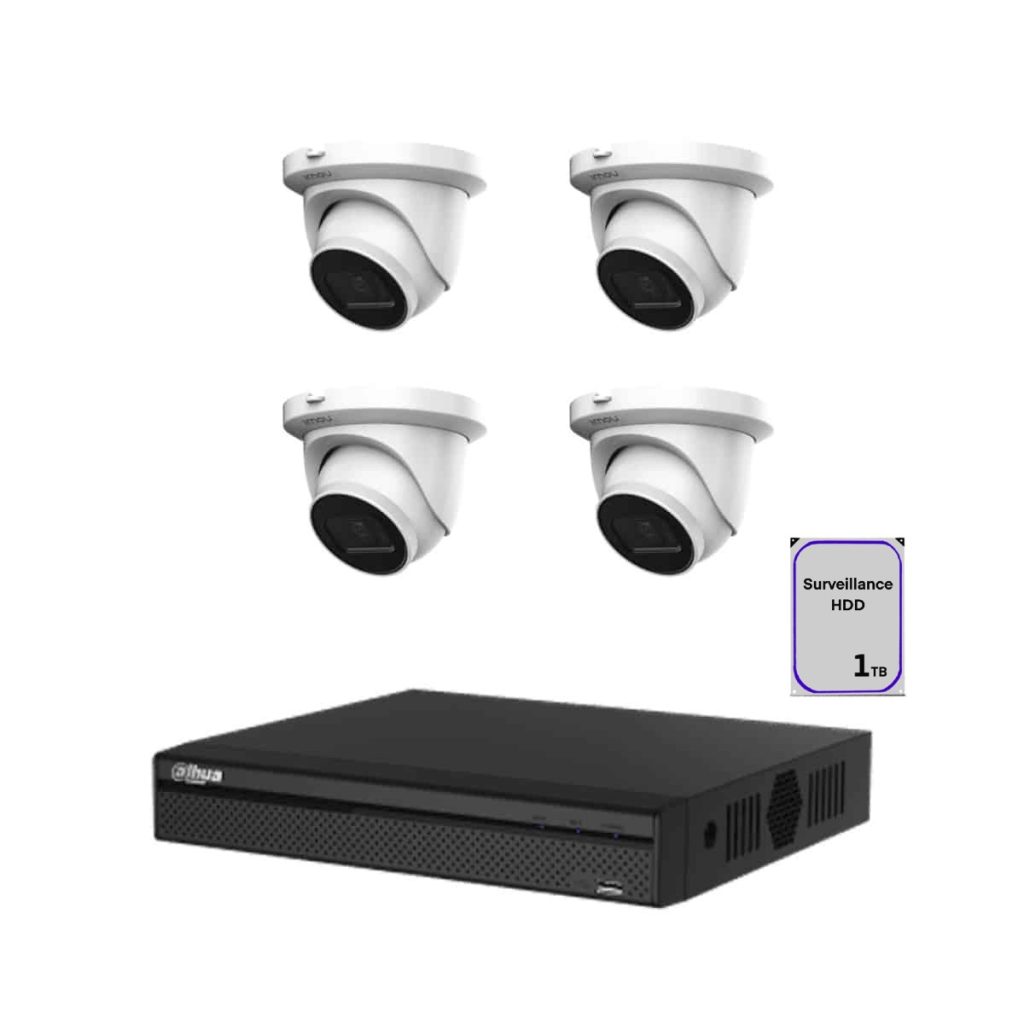 DaHua 04 Channel CCTV Kits - Comms Direct
