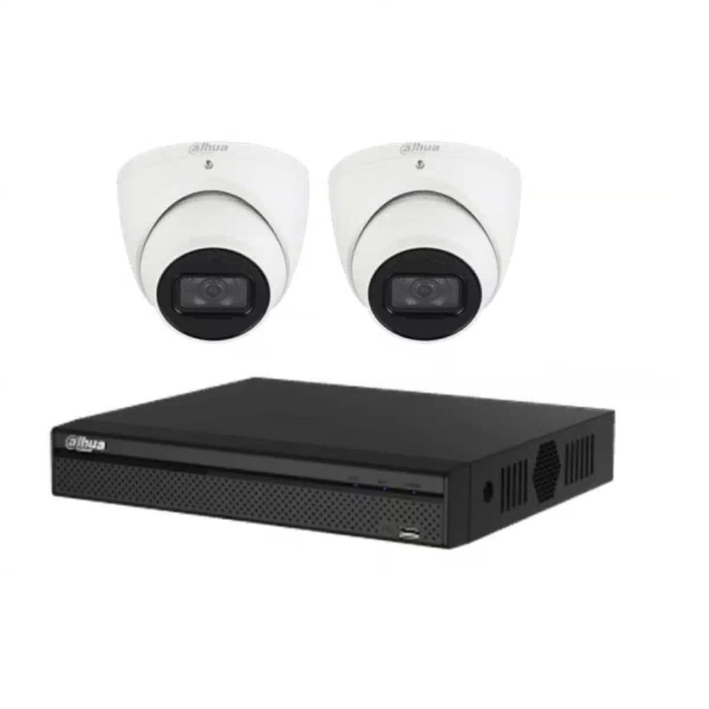 Dahua 4-Channel WizSense Security System Kit with AI NVR Ultra 16MP - 2 ...