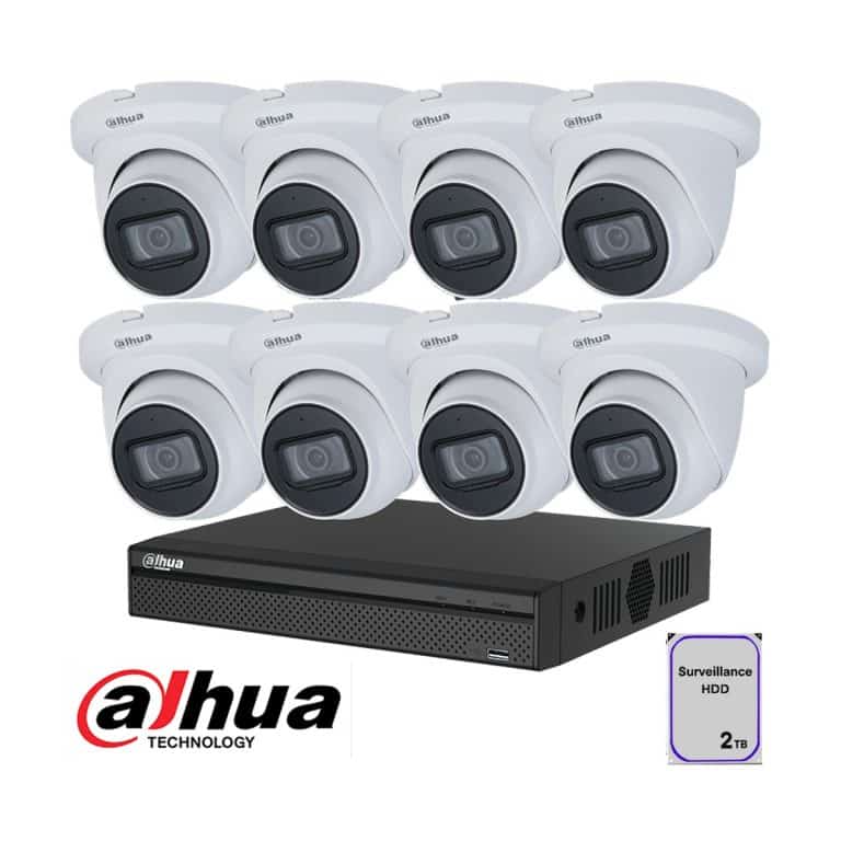 DaHua Pro Series 8 Channel 1U 8PoE 4K&H.265 Pro Network Video Recorder (NVR) - DHI-NVR5208-8P ...