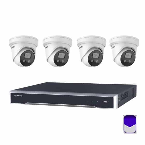 HikVision - 8MP 8Ch CCTV Security Kit - 8 Channel 4K 8 PoE 2 x HDD Bays ...