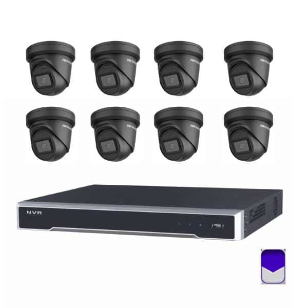 HikVision - 8MP 8Ch CCTV Security Kit - 8 Channel 4K 8 PoE 2 x HDD Bays ...