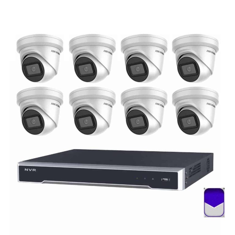 HikVision - 6MP 8Ch CCTV Security Kit - 8 Channel 4K 8 PoE 2 x HDD Bays ...