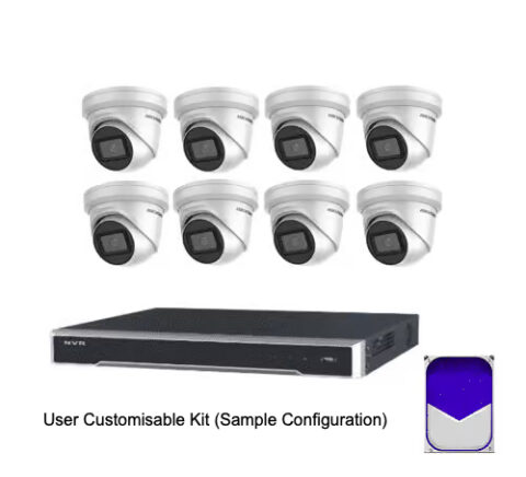 HikVision - 8 Channel Ultra Series 8K CCTV Security Kit - (User Fully ...