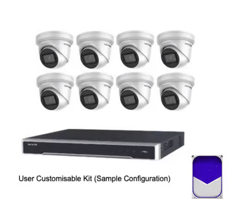 HikVision - 8 Channel Ultra Series 8K CCTV Security Kit - (User Fully ...